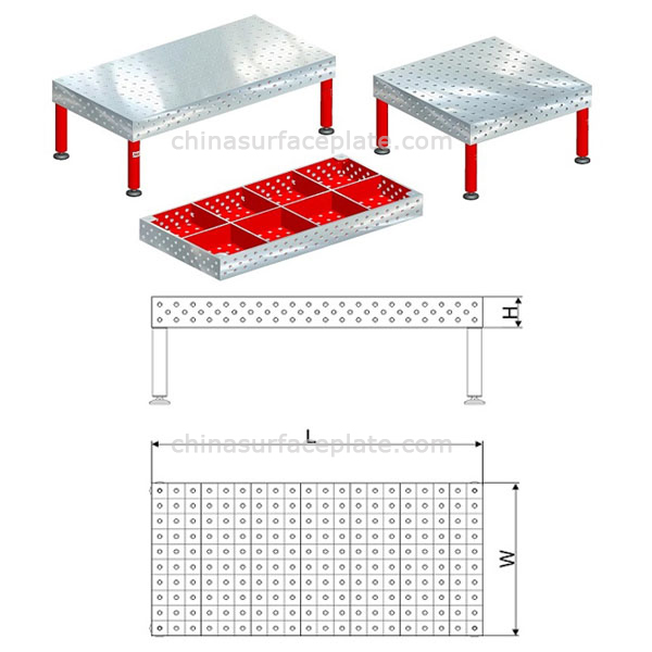 Cast Iron 3 Dimensional Welding Table